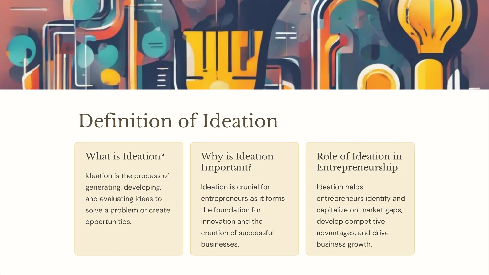 Understanding the Process of Ideation and Creating Basic Ideas for Your Project | PDF