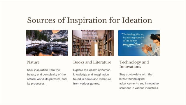 Understanding the Process of Ideation and Creating Basic Ideas for Your Project | PPT