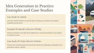 Understanding the Process of Ideation and Creating Basic Ideas for Your Project | PDF