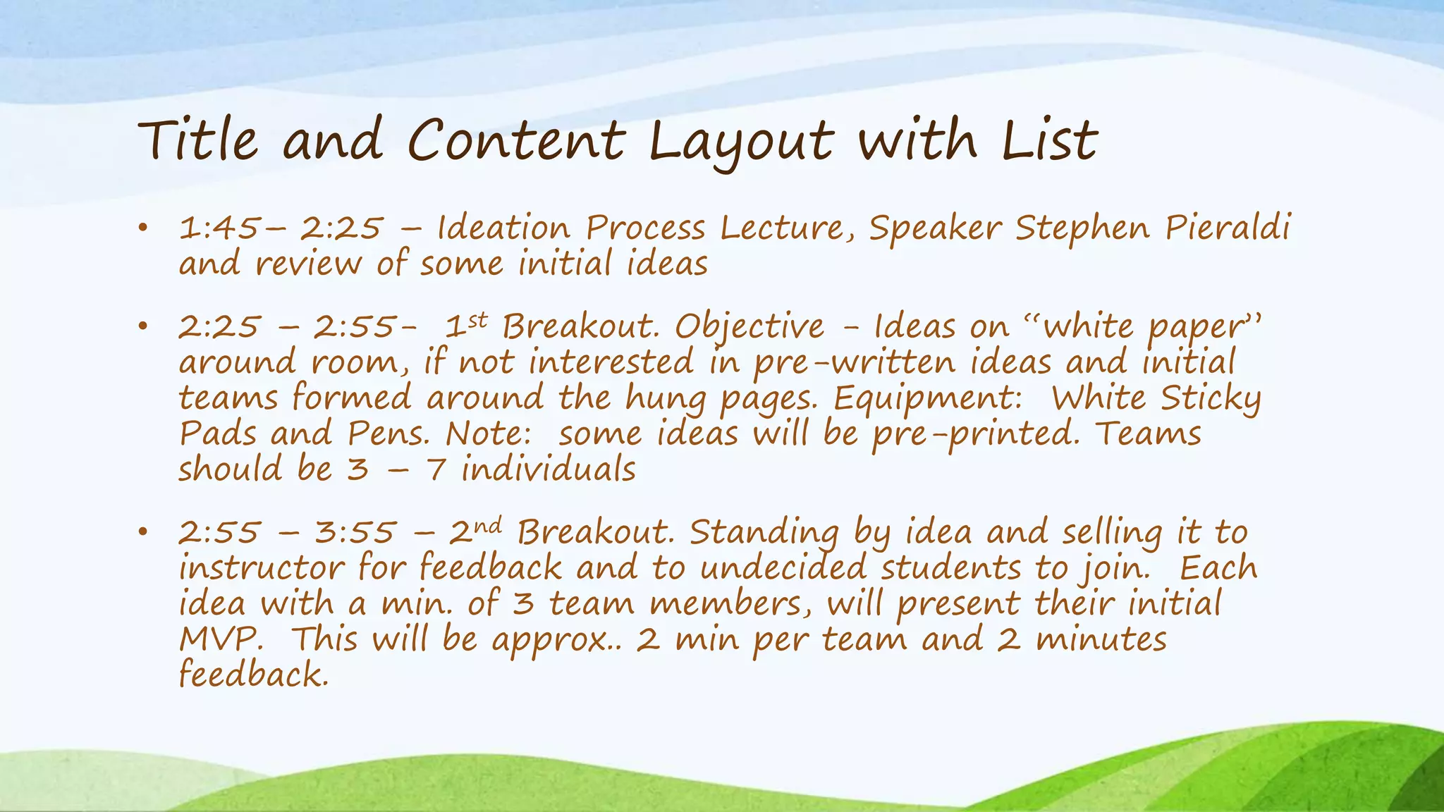 Ideation 2.0 My Berkeley lecture this week | PPTX