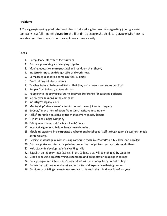 Ideate assignment | PDF