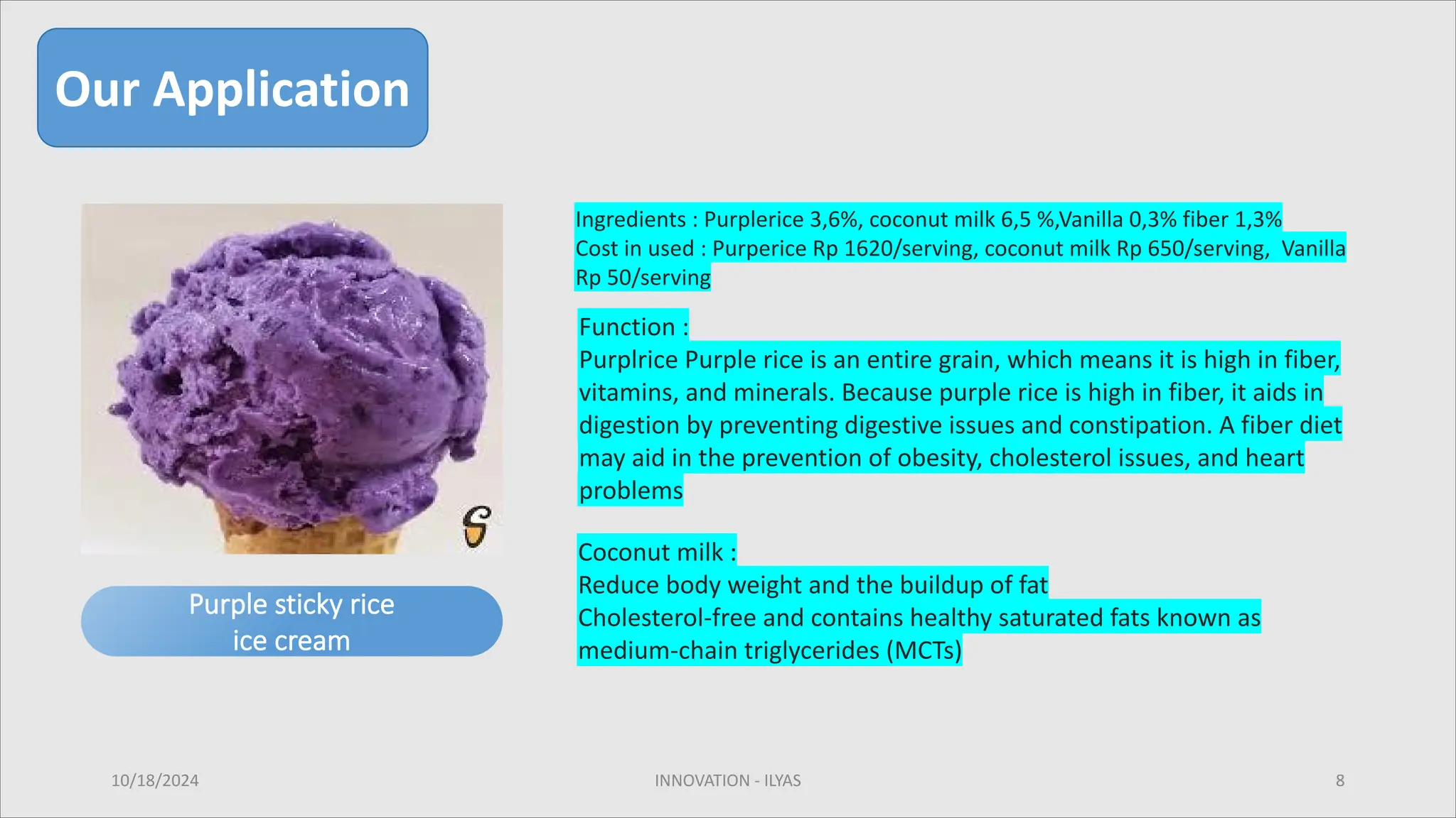 Ice cream presentation, trend and application dairy product | PDF