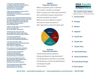 Idea Transfer presentation course placemat BGA 021818 | PPT