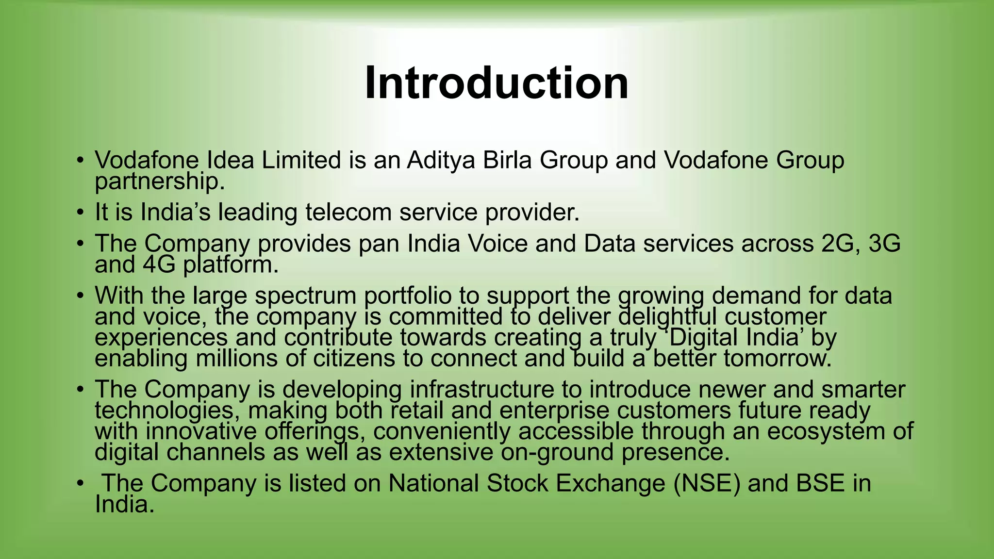 Idea vodafone merger | PPTX Idea vodafone merger | PPTX