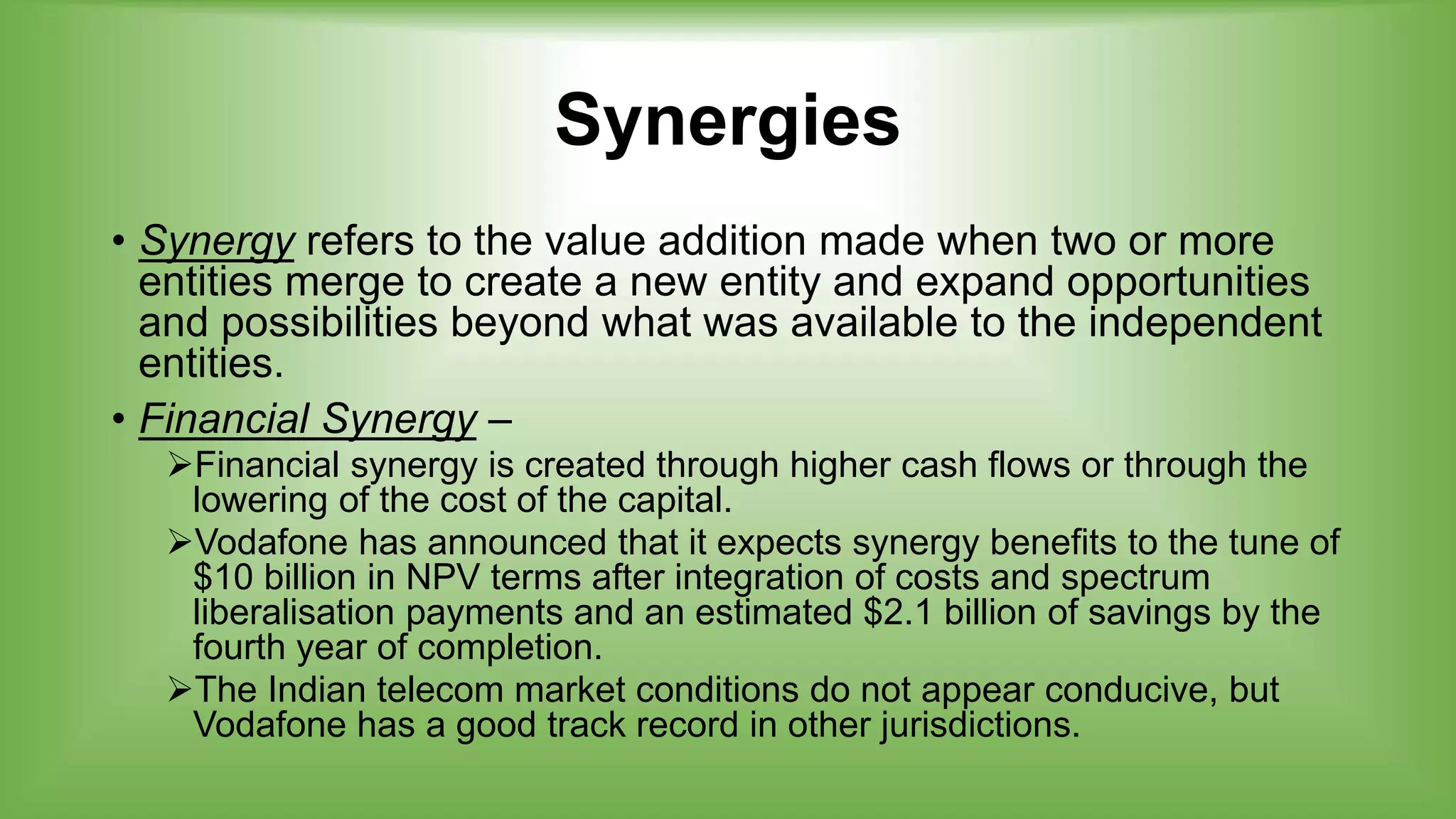 Idea vodafone merger | PPTX