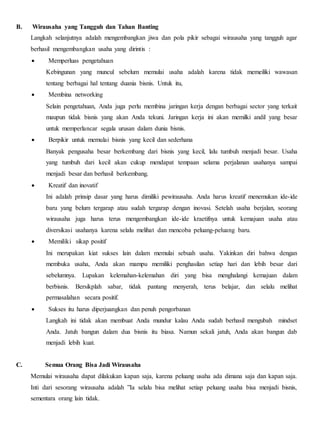 Ide dan peluang usaha | PDF