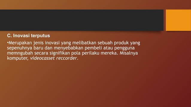 Ide ,kreativitas dan inovasi.ppt materi bisnsis | PPT
