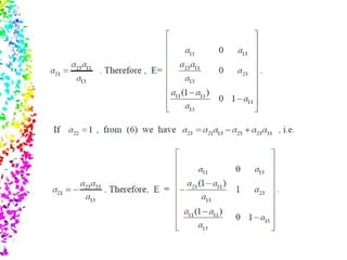 Idempotent matrix in m3 z | PPT
