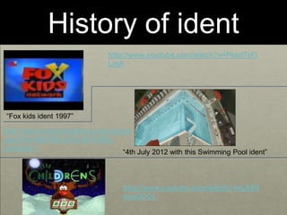 Ident hpd tony | PPTX | Television | Entertainment