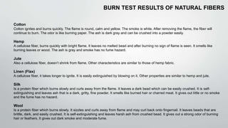 Identication of textile fibers | PPTX