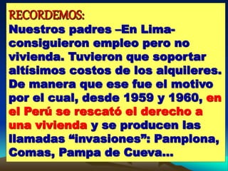 Identidad con el Distrito Independencia, Lima, Perú; actualizado ...