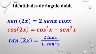 Identidad ángulo medio - Trigonometría Matemática | PPTX