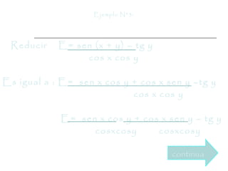 Identidades trigonometricas/Matematica | PPT