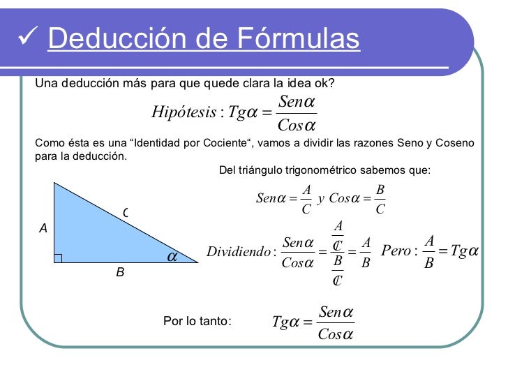 IDENTIDADES PARA SUMA Y IDENTIFICACIÓN