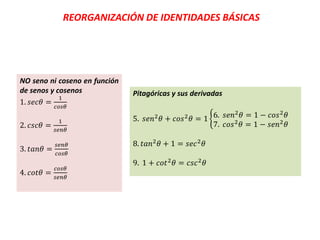Identidades y ecuaciones | PPTX