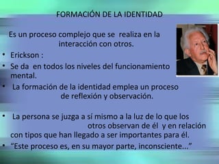 Identidad y autoestima | PPT