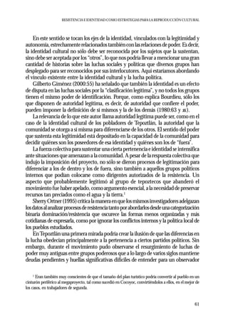 Identidad y resistencia | PDF