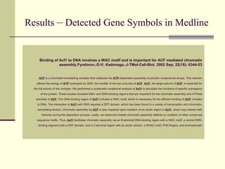 Identificación de Nombres de Genes en la Literatura Biomédica | PPT