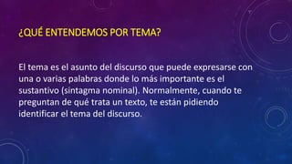IDENTIFICACIÓN DEL TEMA Y LA IDEA PRINCIPAL.pptx