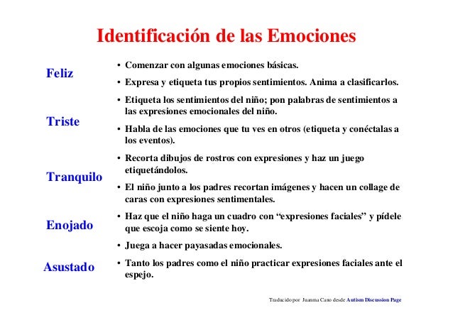 Clasificación Y Características De Las Emociones – VSPS