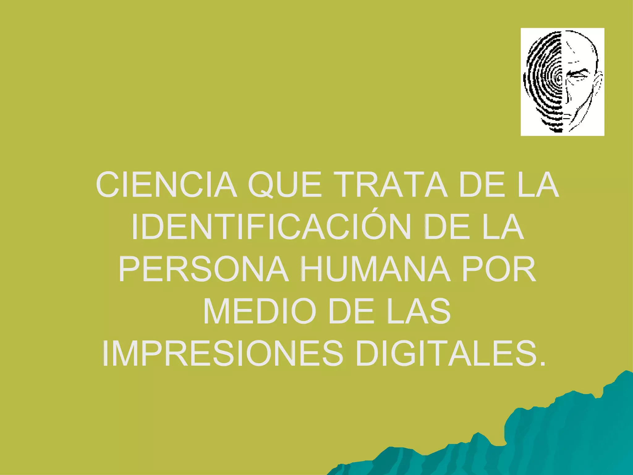 Identificacion de huellas dactilares | PPT
