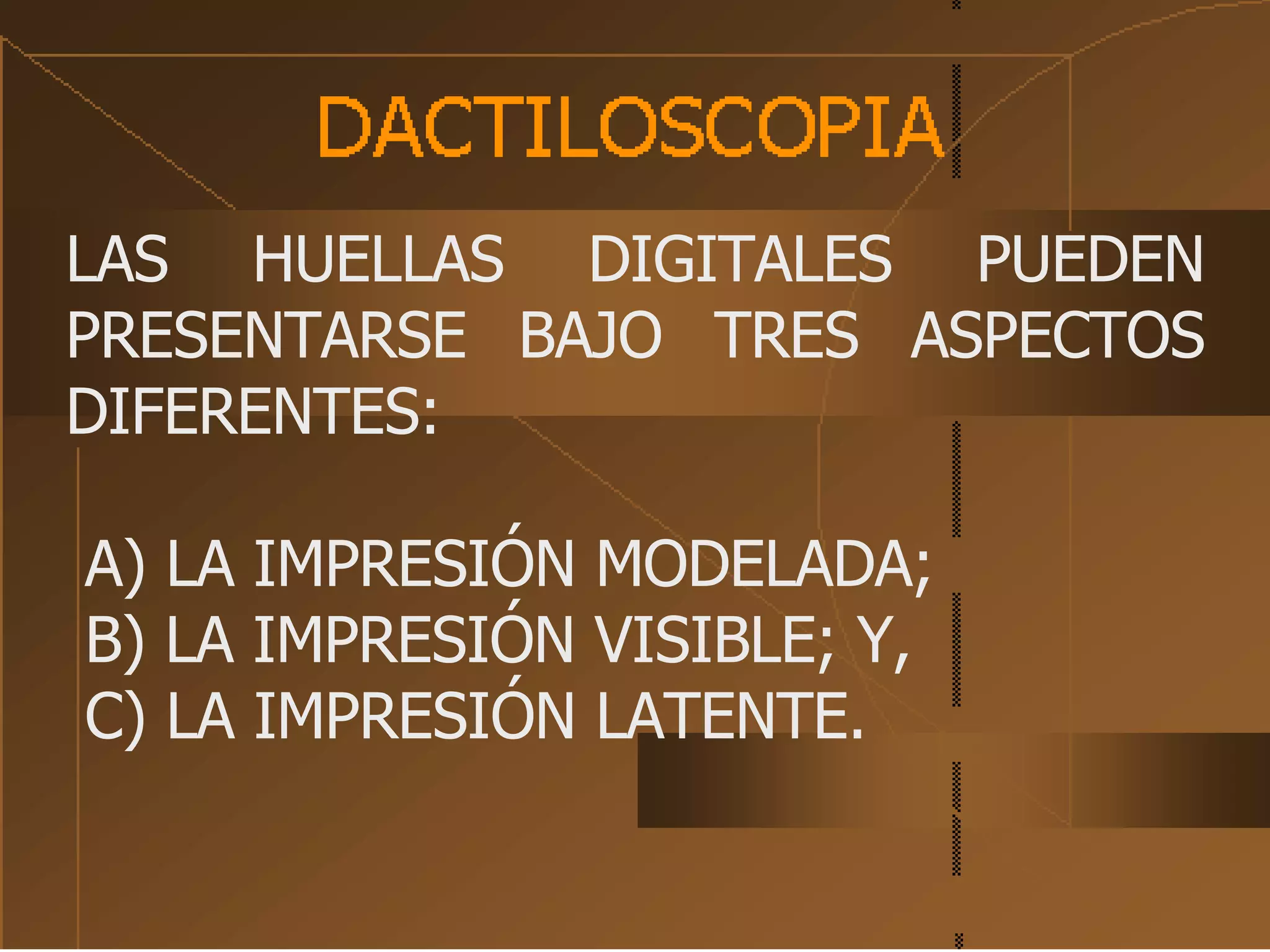 Identificacion de huellas dactilares | PPT