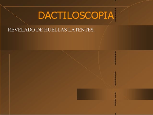Identificacion de huellas dactilares | PPT