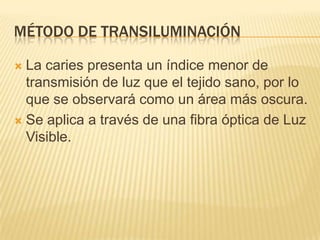 Identificacion de caries | PPTX