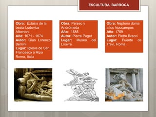Identificacion De Elementos Barrocos Pptx