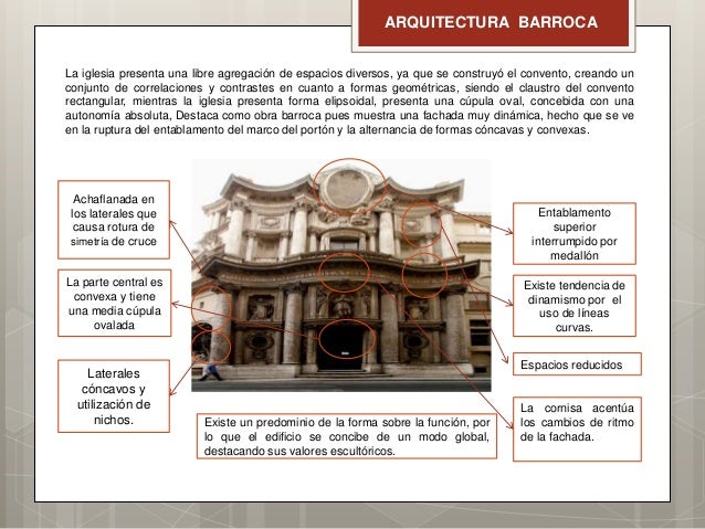 Identificacion de elementos barrocos