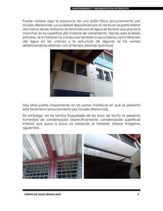Identificacion de patologias, centro de salud edgar lang sacasa | PDF
