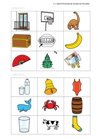 Identificacion silaba inicial | PDF