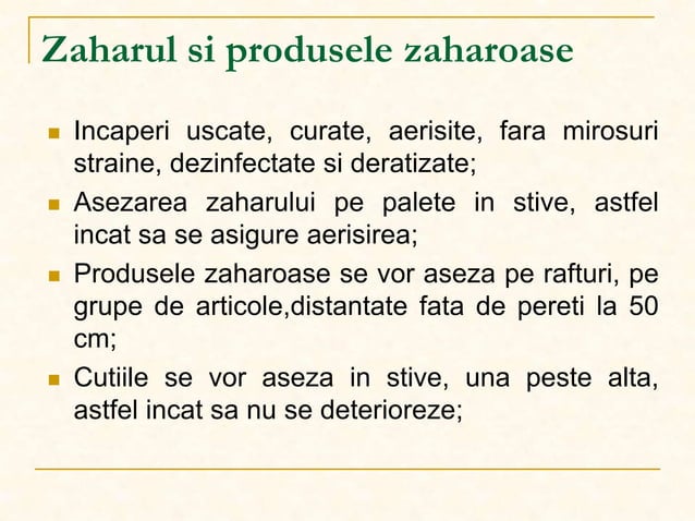 Identificarea conditiilor de pastrare si depozitare a marfurilor | PPT
