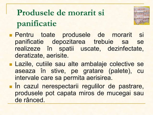 Identificarea conditiilor de pastrare si depozitare a marfurilor | PPT