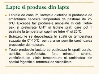 Identificarea conditiilor de pastrare si depozitare a marfurilor | PPT