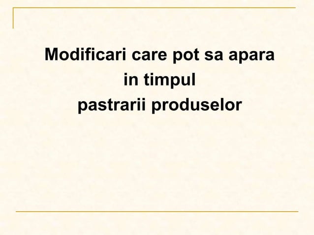 Identificarea conditiilor de pastrare si depozitare a marfurilor | PPT