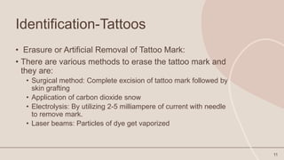 Identification-Scars and Tattoos.pptx