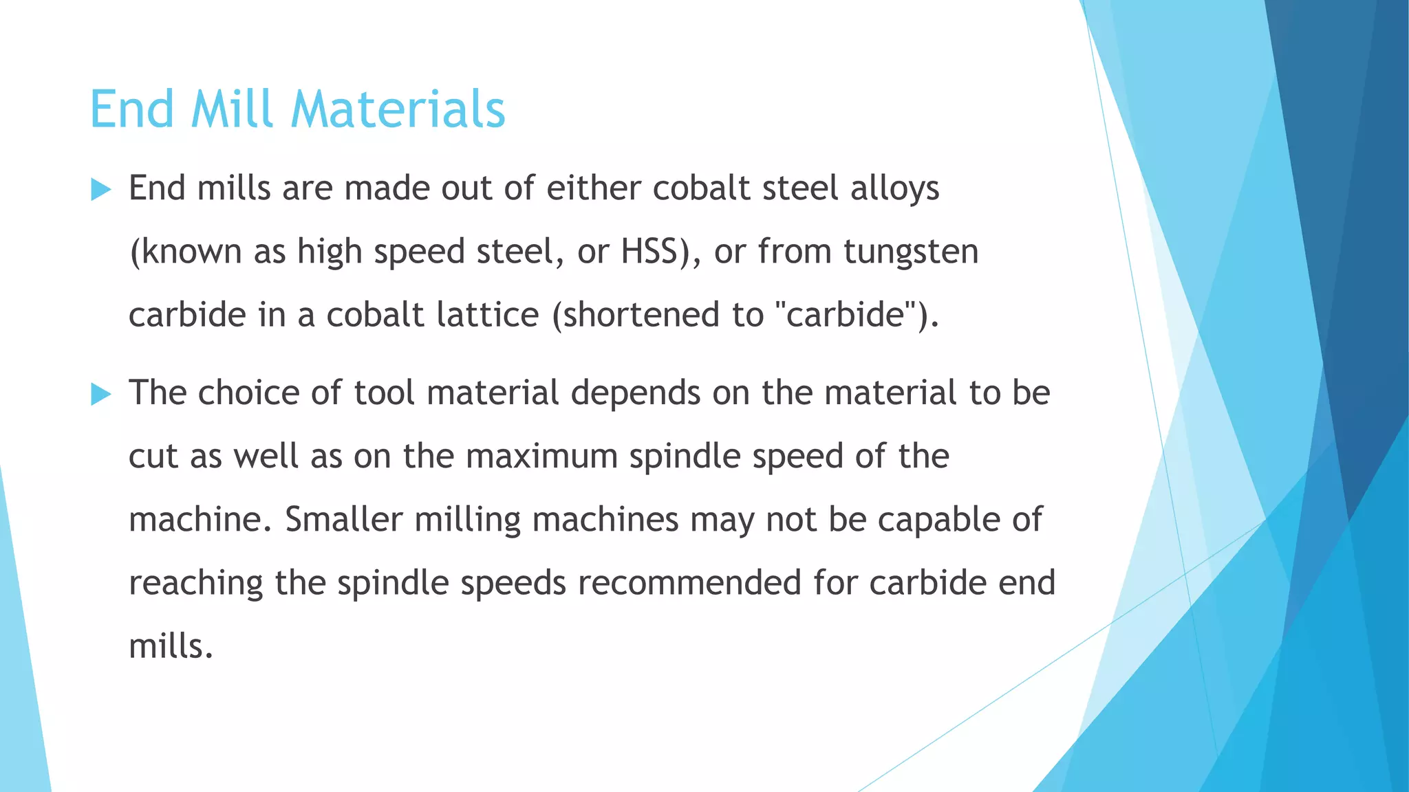 IDENTIFICATION AND APPLICATION OF CUTTING TOOLS FOR MILLING.pptx