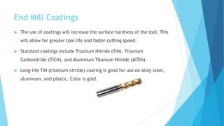 IDENTIFICATION AND APPLICATION OF CUTTING TOOLS FOR MILLING.pptx