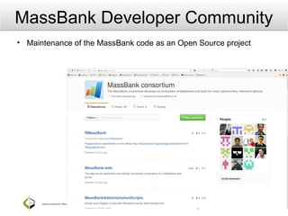 Small molecule identification and the new MassBank | PPT