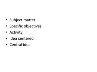 Identification and organisation of concepts | PPTX