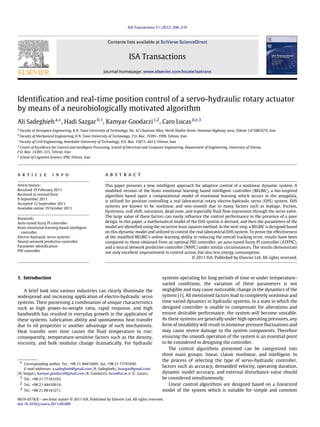 Identification and real time position control of a servo-hydraulic ...