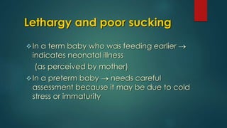 Identification and transport of sick neonate | PPTX