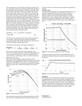 Identification and Tuning of Process with Inverse Response | PDF