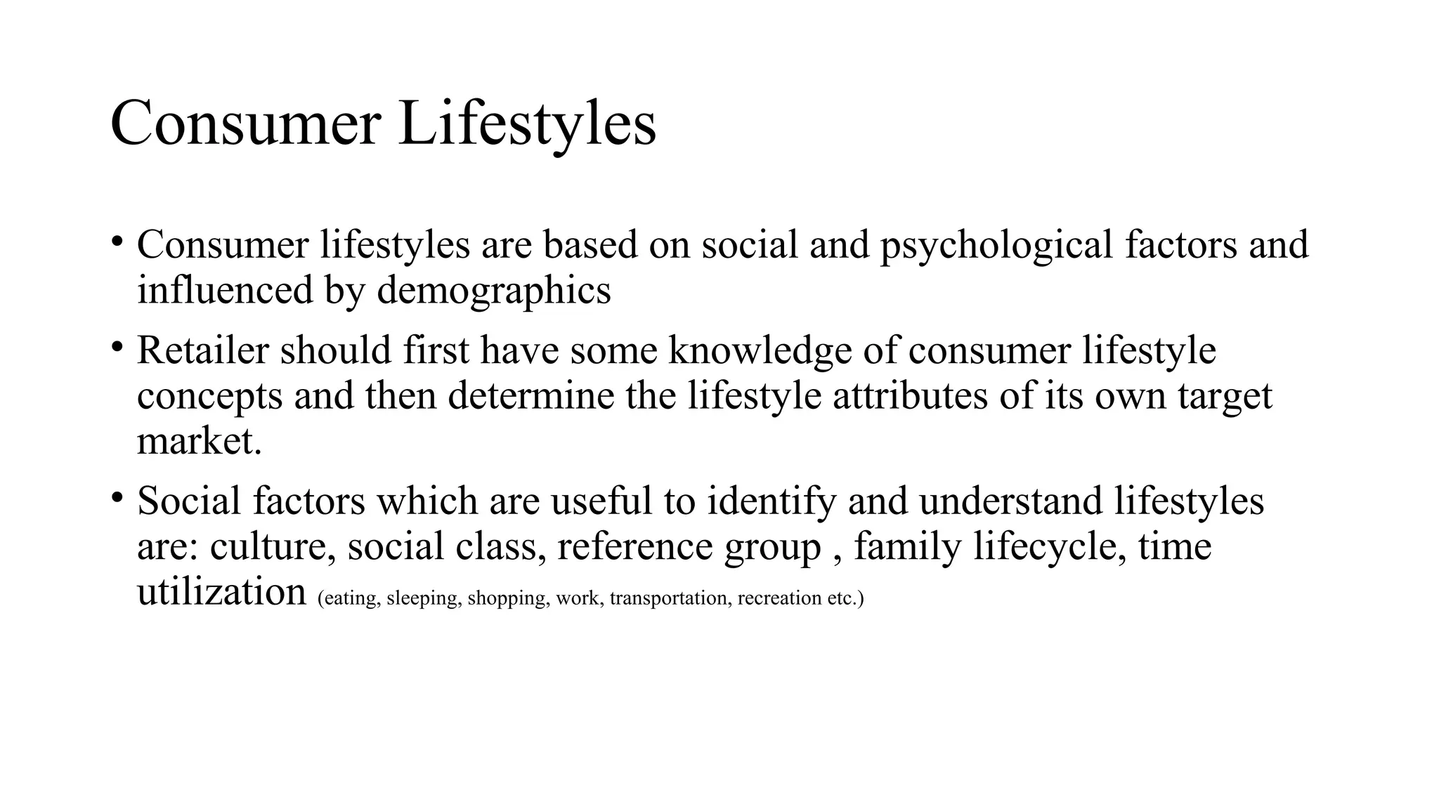 Identification and understanding consumers | PPT