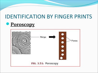 IDENTIFICATION BY SCARS, TATOO MARKS, FINGER PRINT, FOOT PRINTS , SHOE ...