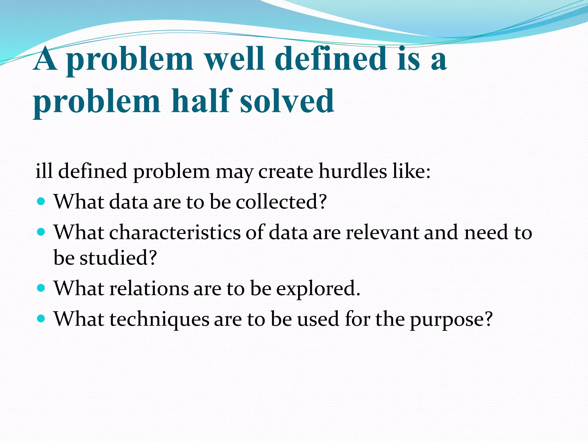 Identification & formulation of problem | PPTX