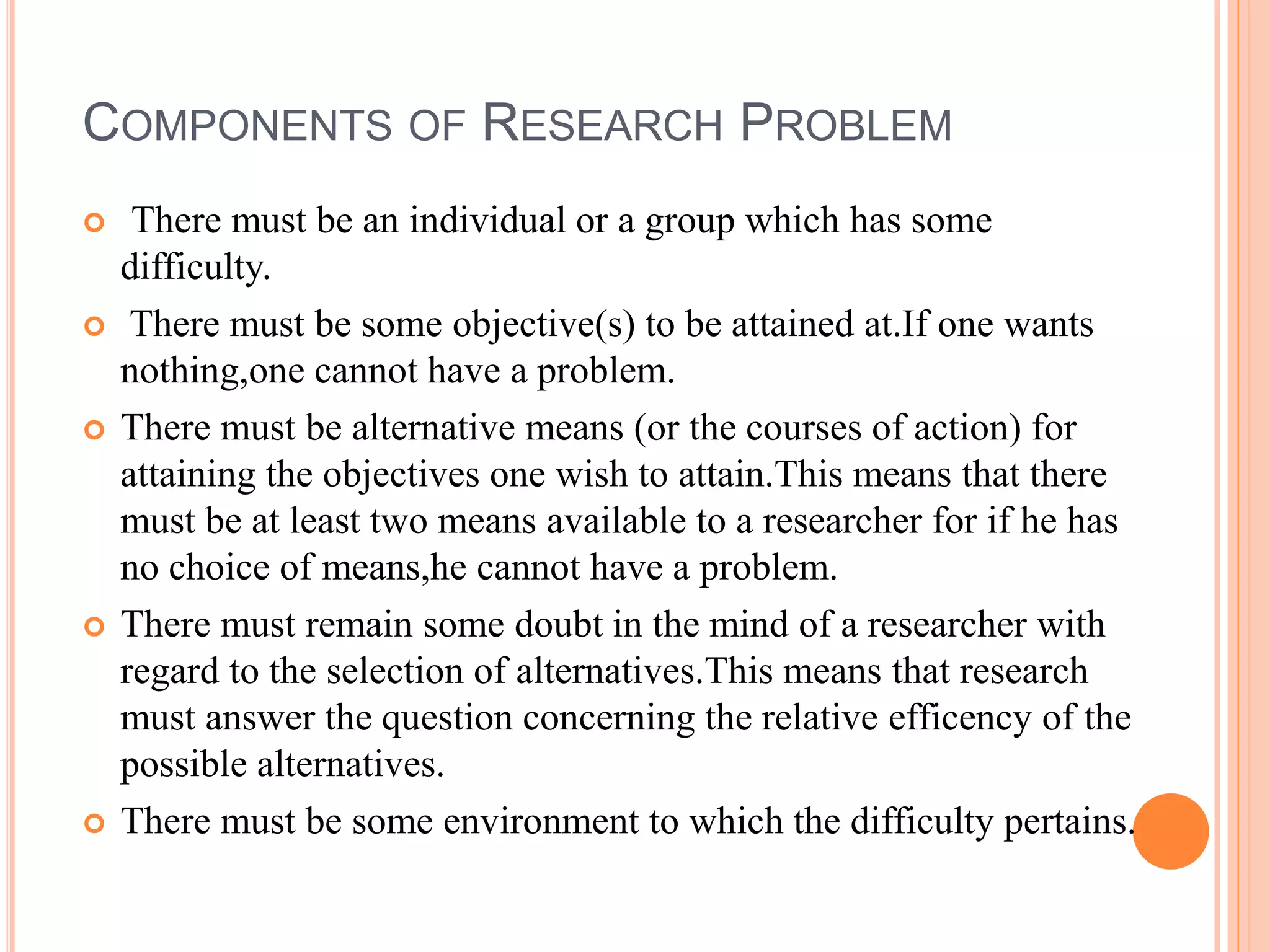Identification & formulation of problem | PPTX