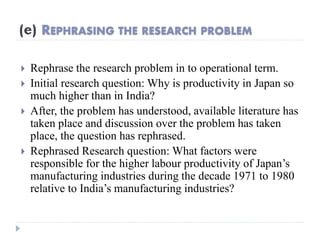 Identification & formulation of problem | PPTX