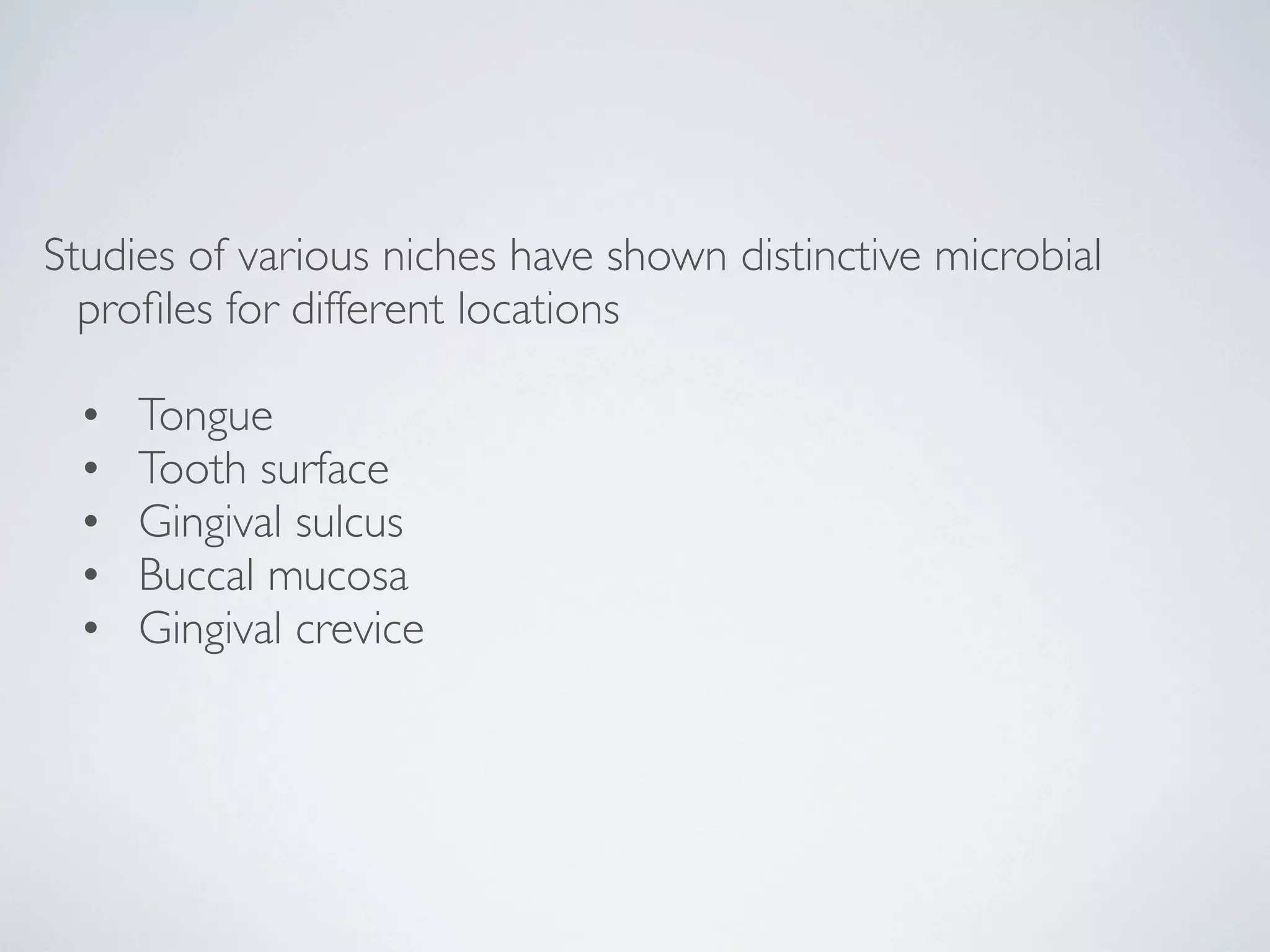 Identification methods for oral microbes | PDF